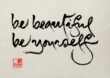 Be Beautiful Be Yourself - Calligraphy – Parallax Press